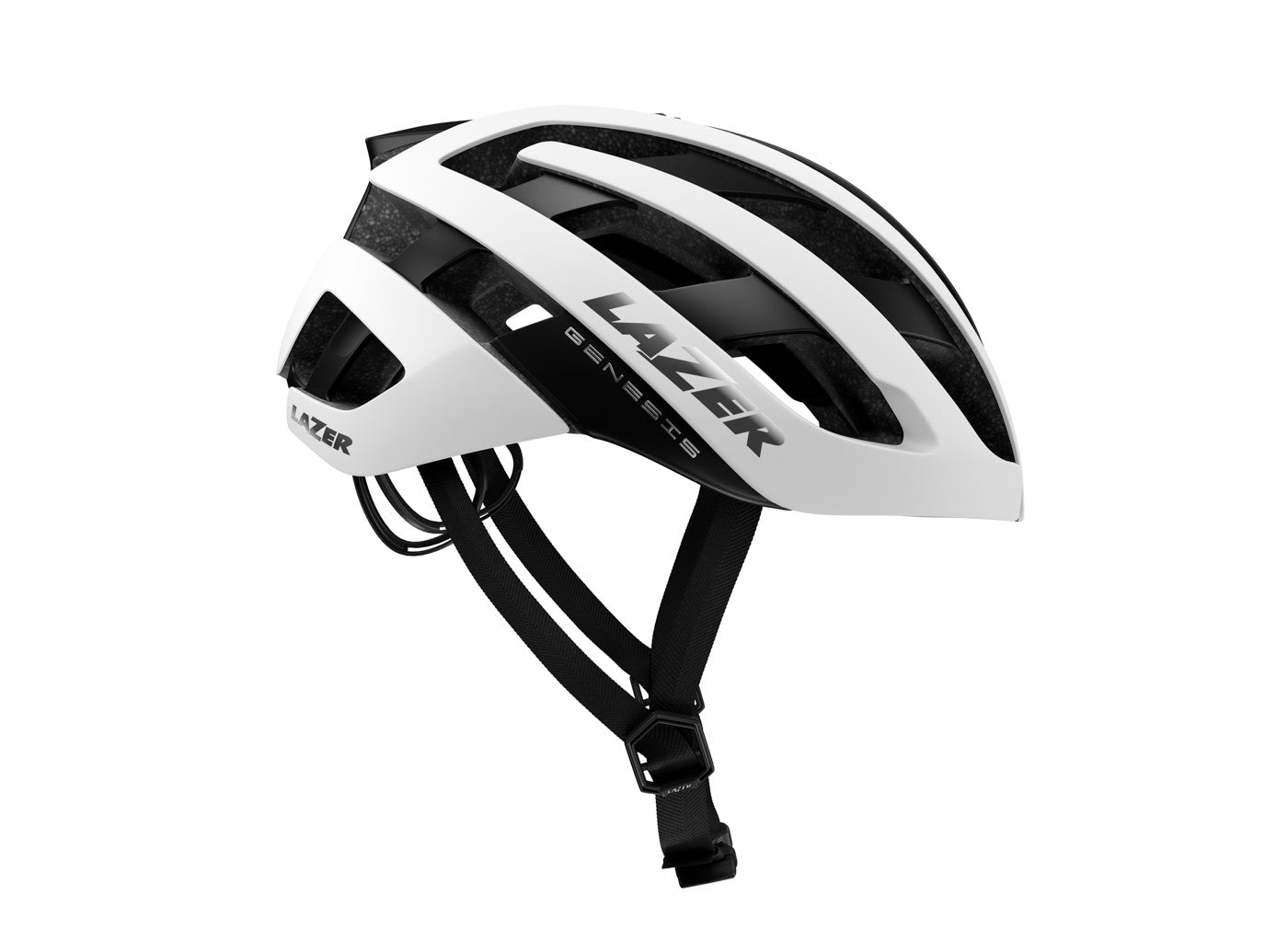 Lazer Helmet Genesis White Black Lofti Lazer Helmet Genesis White Black Lofti