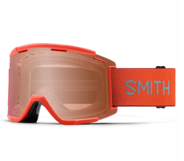 Smith Goggles Squad XL MTB Poppy/Terra - ChromaPop Contrast Rose Flash ...